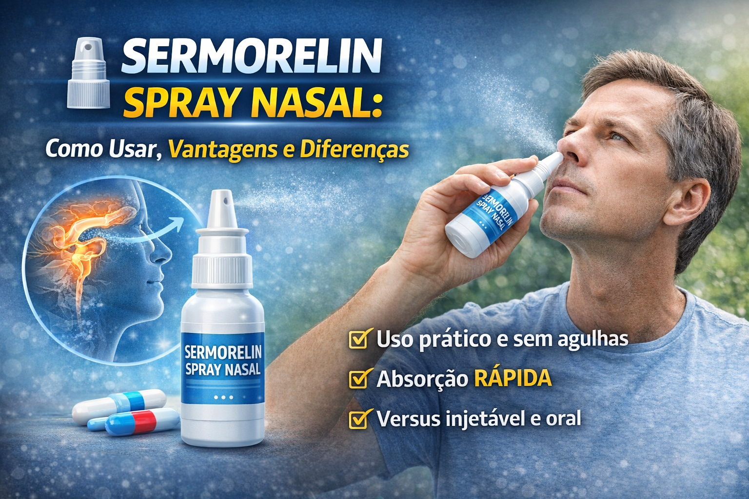 👃 Sermorelin Spray Nasal: Como Usar, Vantagens, Diferenças e o Que Você ...