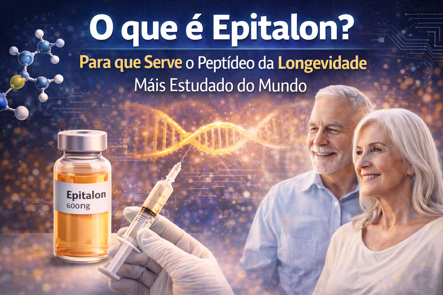 O que é Epitalon? Para que Serve o Peptídeo da Longevidade Mais ...